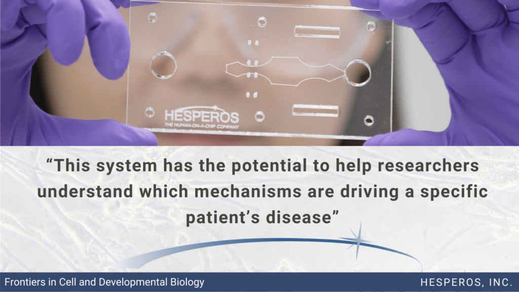 Hesperos Validates Utility of Human-on-a-Chip® Approach to Model Rare ...